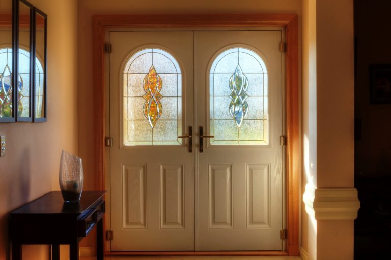 Welcome Home With Front Double Doors - Ecostar Double Glazing