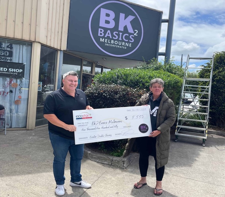 Ecostar's October Charity: BK 2 Basics Melbourne